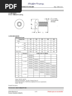 Metric Self-Tapping Screw Sizes | PDF | Screw | Industrial Processes