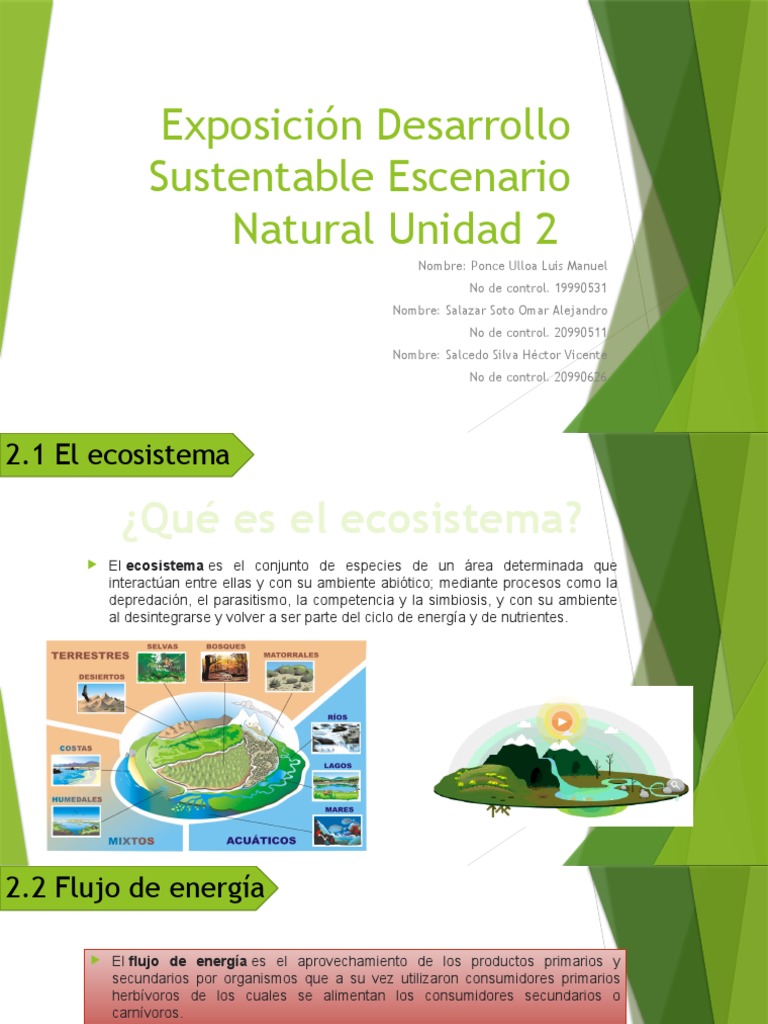 Exposición Equipo Desarrollo Sustentable Unidad 2. | PDF | Tierra | Atmósfera