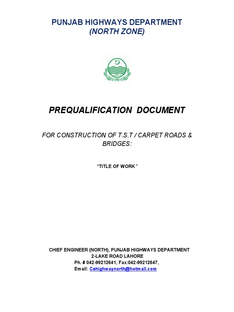 Pre-Qualification Criteria | PDF | Joint Venture | Joint And Several ...