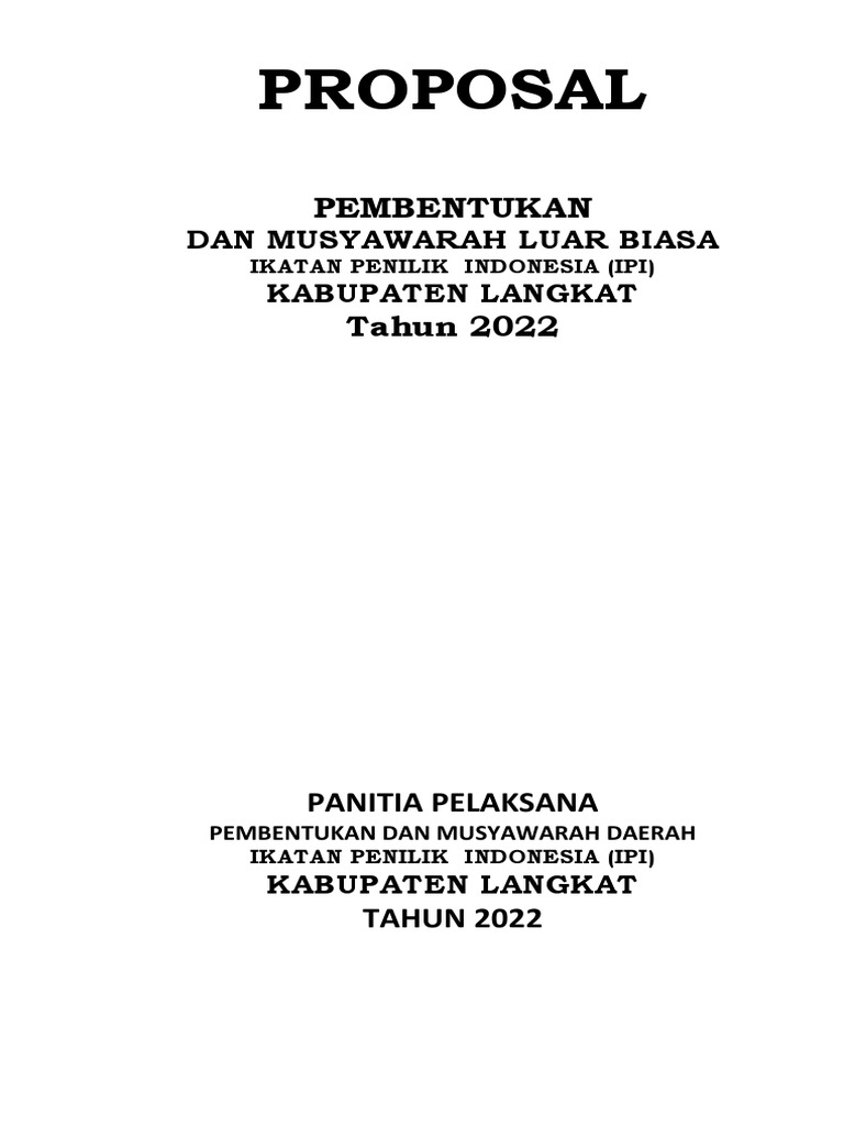 PROPOSAL Musda | PDF