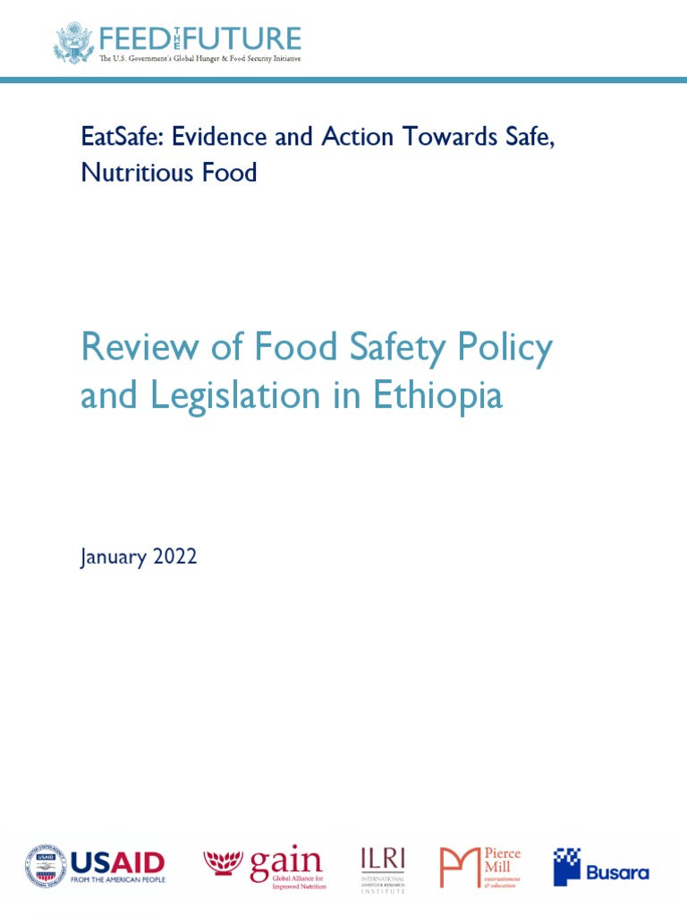 Food Safety Policy Review in Ethiopia | PDF | Food Safety | Foods