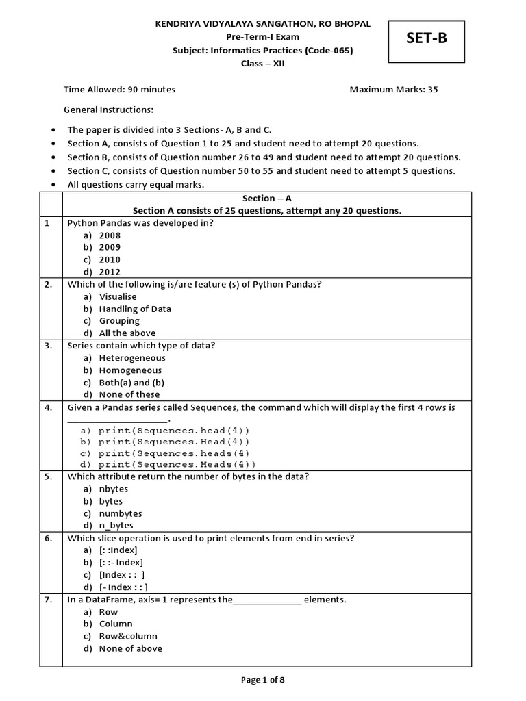 Ip QP Set 2 | PDF | Comma Separated Values | Computing Ip QP Set 2 | PDF | Comma Separated Values | Computing