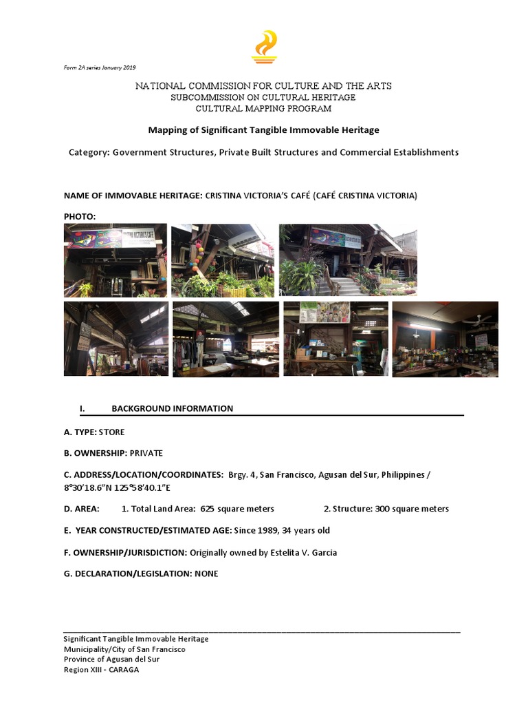 Cultural Mapping Cristina Victorias Cafe English | PDF | Rodrigo Duterte