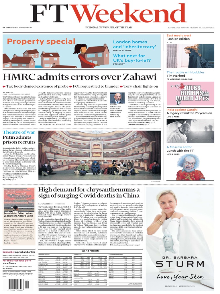 Financial Times Weekend UK - 2829 January 2023 | PDF | Financial Times ...
