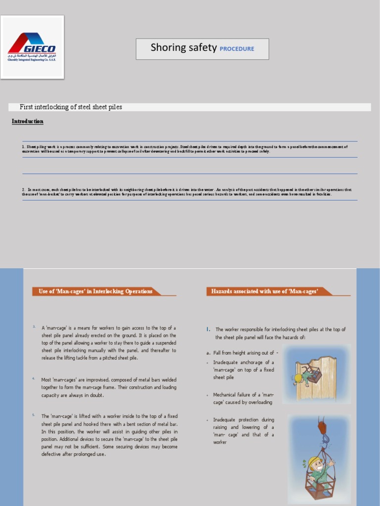 Shoring 55 | PDF | Deep Foundation | Occupational Safety And Health
