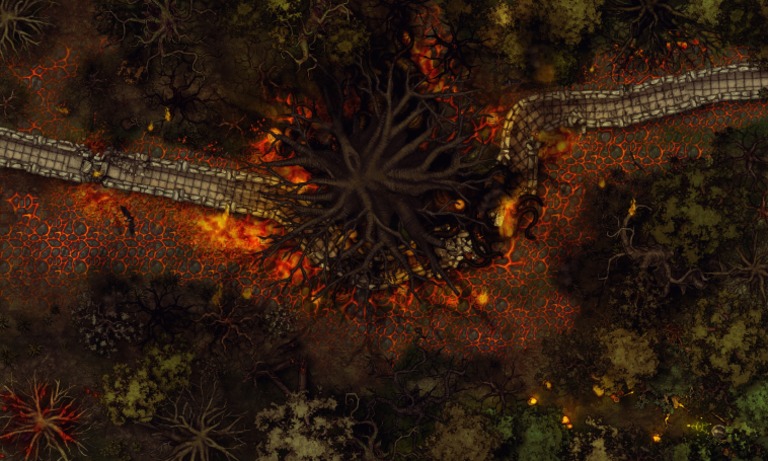 Minauros Fire Swamp Gridless | PDF
