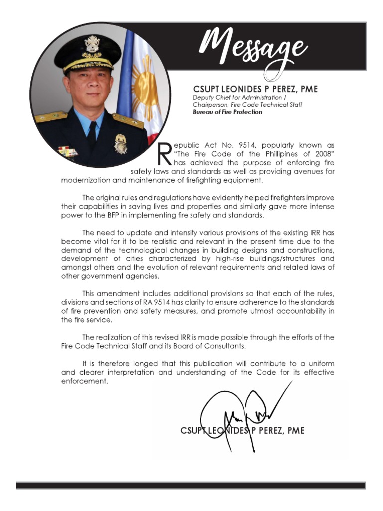 Fire Code Regulations Team | PDF