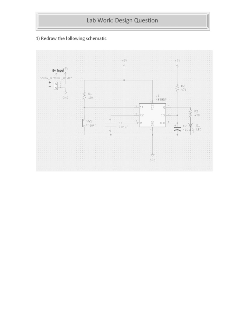 Labwork Question KiCAD | PDF