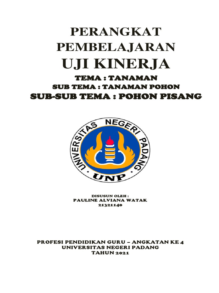 Perangkat Pembelajaran Ukin - Pisang | PDF