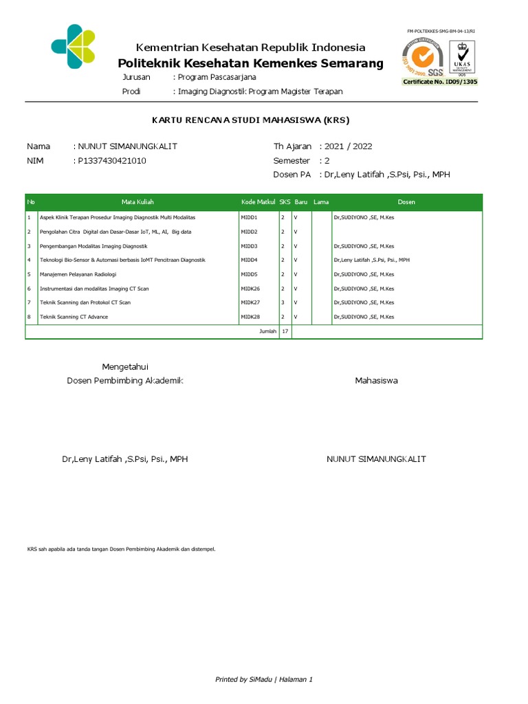 KRS SMT 2 - Nunut | PDF
