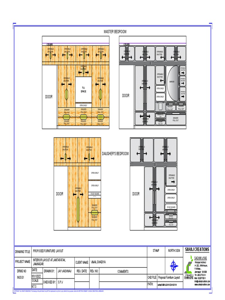 Vimal Bhai Ghadiya - Proposed Layout2 | PDF | Furniture | Design