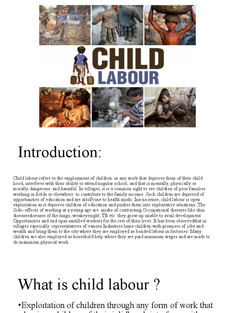 Child Labour | PDF | Child Labour | Labour Economics