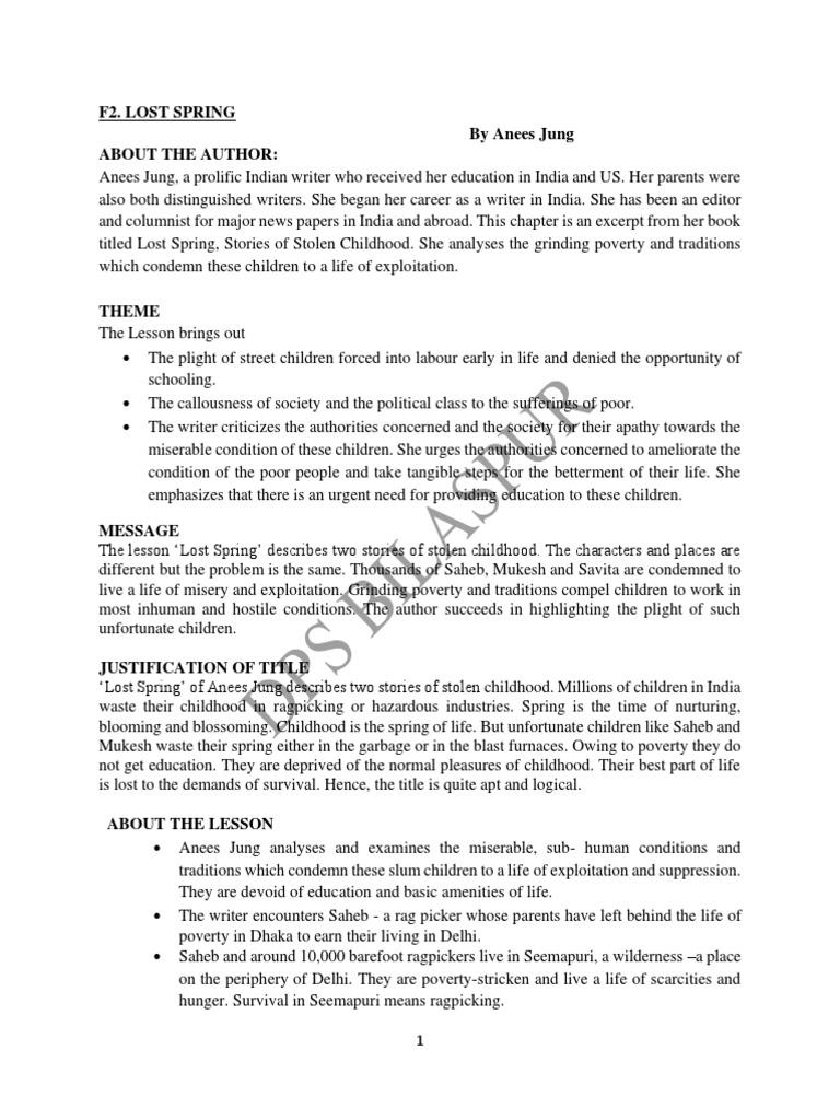 Lost Childhood: The Plight of Street Children in India | PDF | Child ...