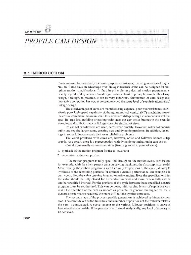 Cam Design 16 Pages | PDF