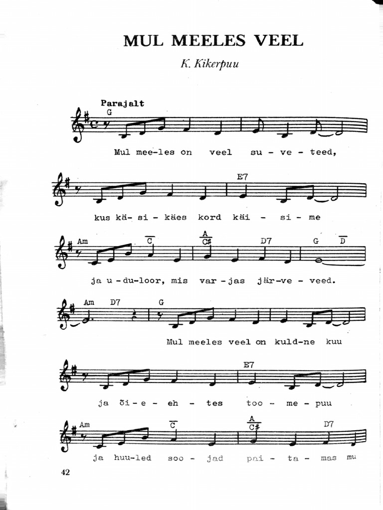 Mul Meeles Veel | PDF