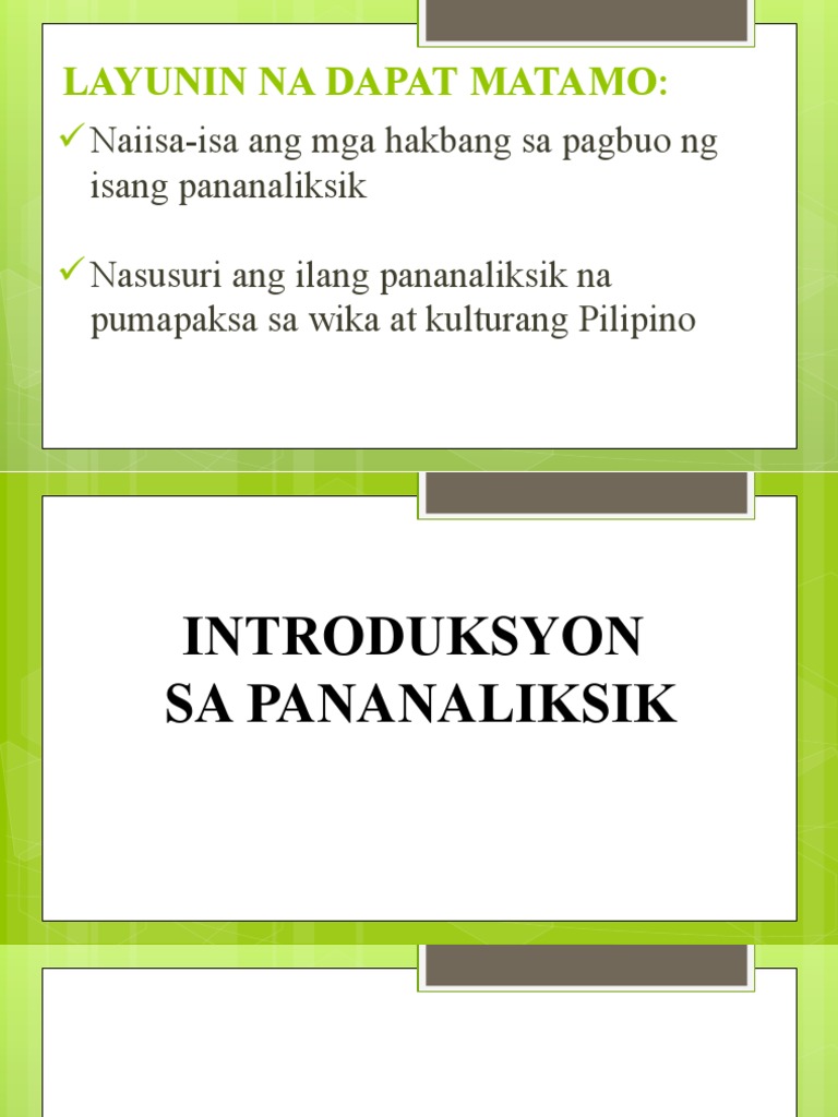 KPWKP PPT Pananaliksik | PDF