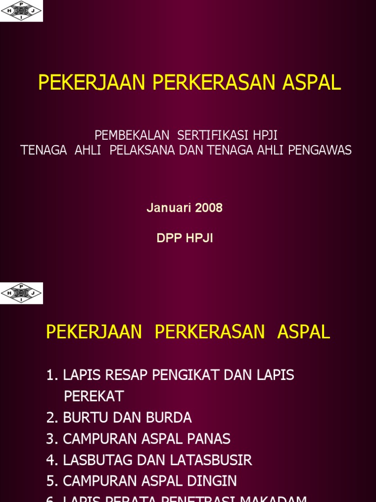 Perkerasan Aspal | PDF