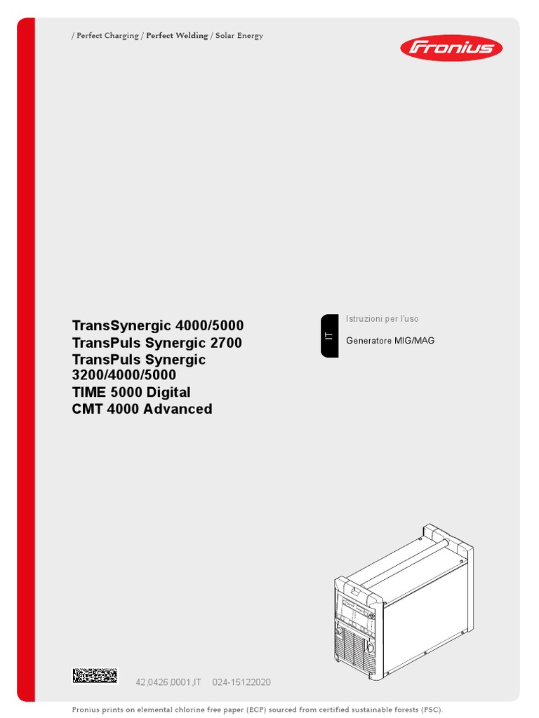 Istruzioni Fronius | PDF