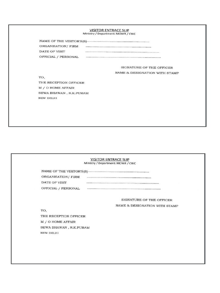 Visitor Pass Slip Pdf