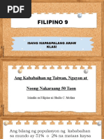 Ang Kababaihan Sa Taiwan Ngayon at Noong Nakaraang 50 Taon | PDF