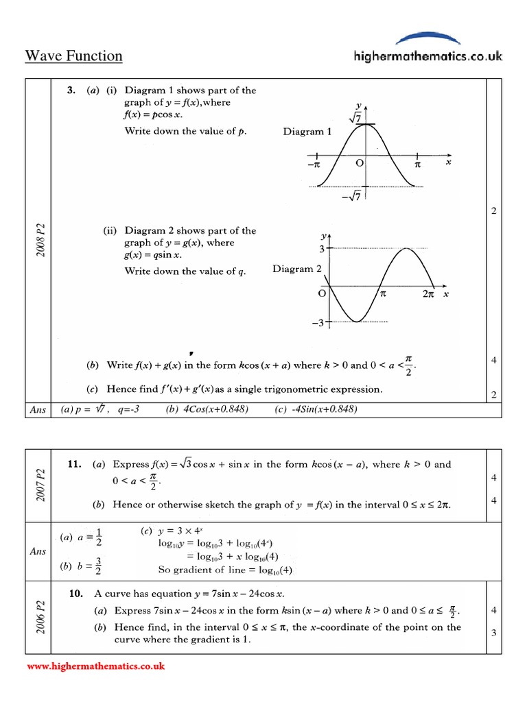 Wave Function 1 | PDF