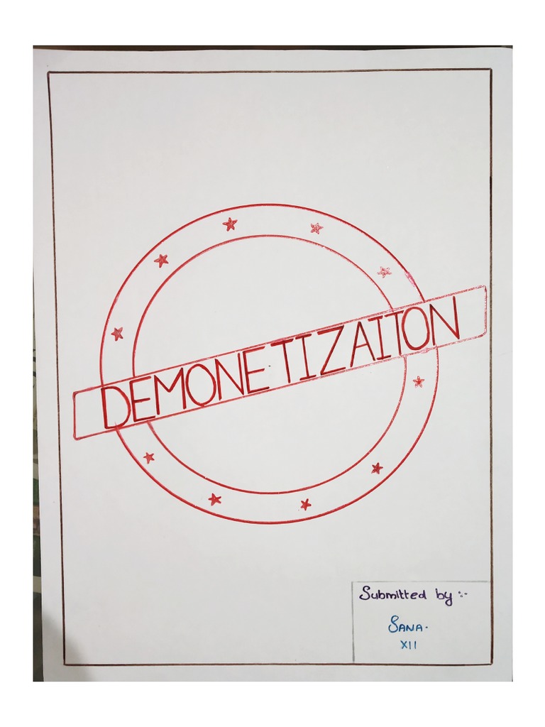Demonetization | PDF