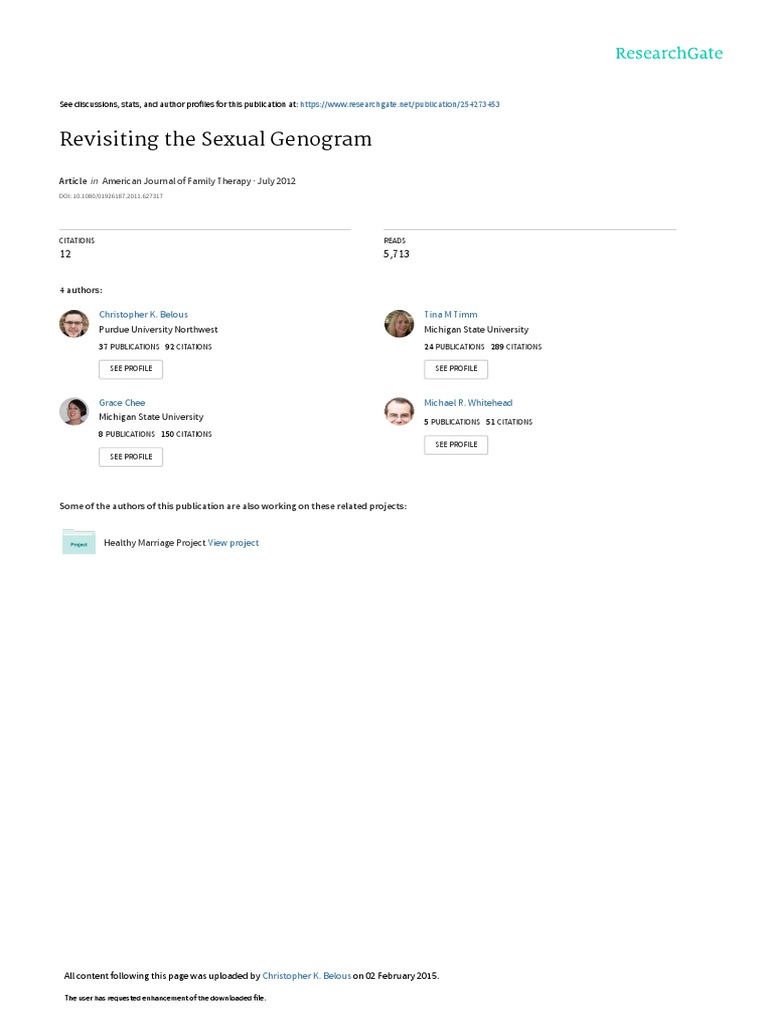 Sexual Genogram | PDF | LGBTQIA+ Studies | Transgender