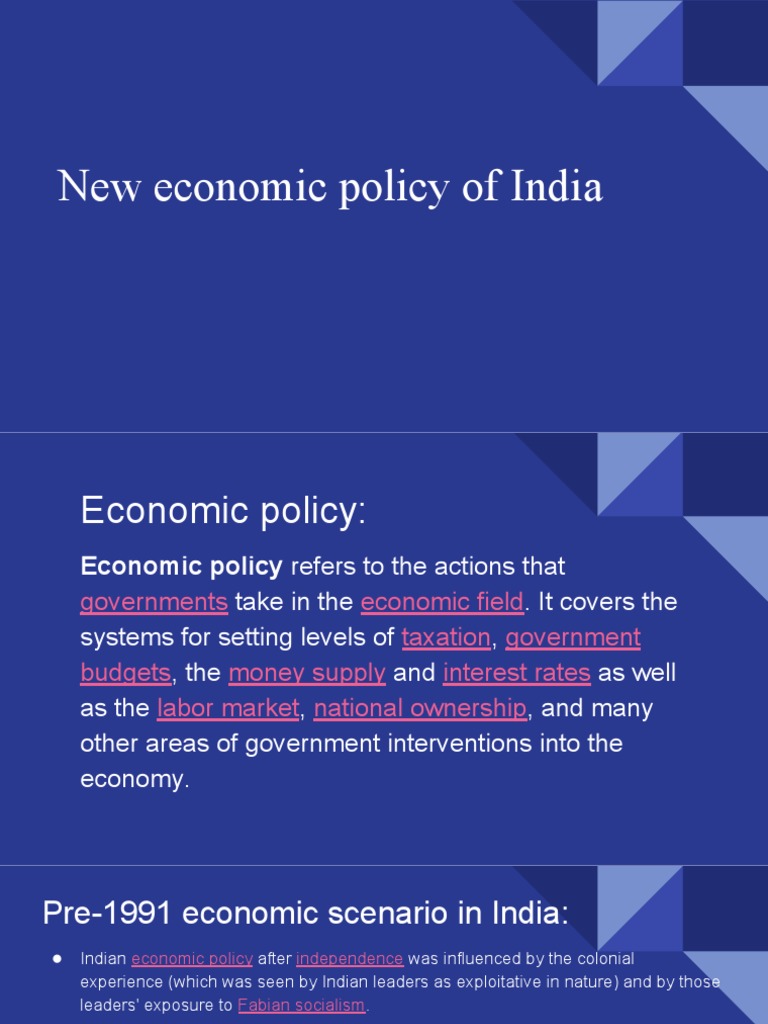 New Economic Policy | PDF | International Monetary Fund | Economic Policy