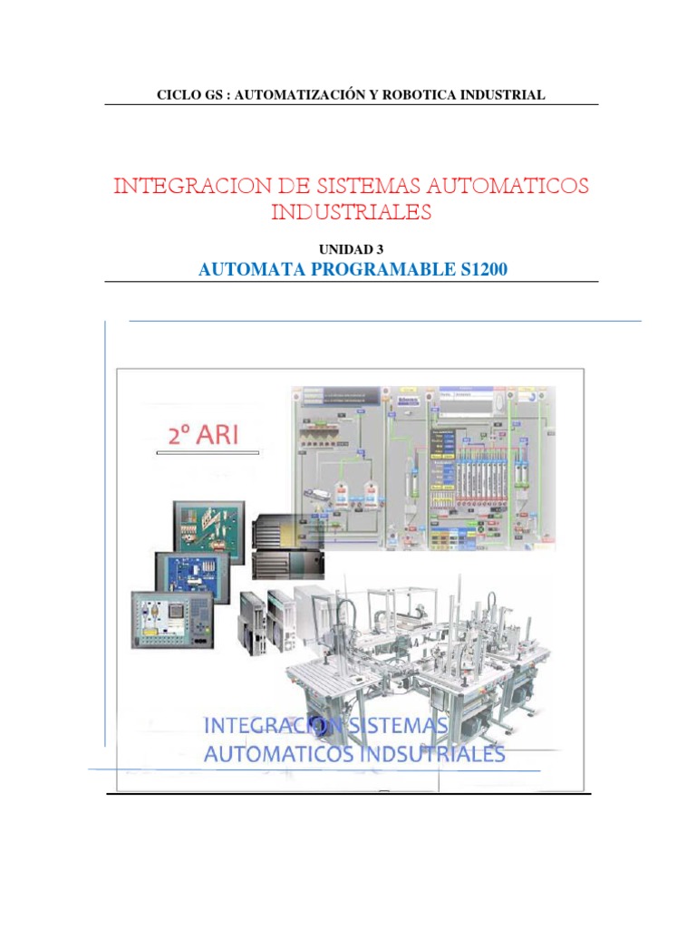 Unidad 3 - Automata Programable S1200 | PDF | Poco | Unidad Central de ...
