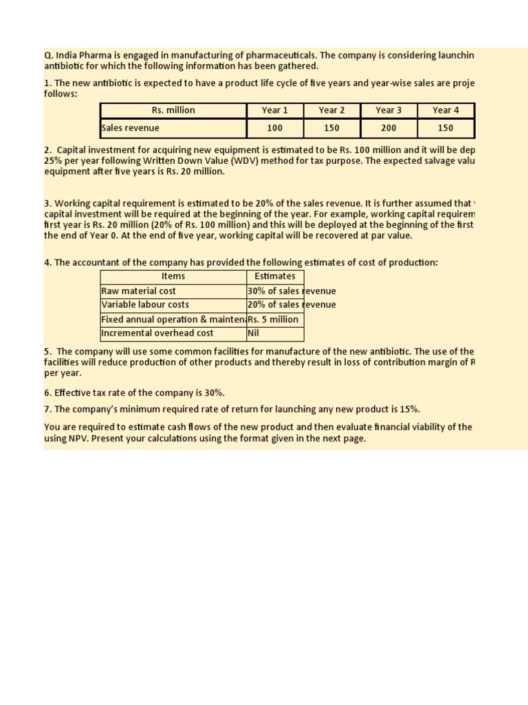 Capital Budgeting Practice Question With Solution (EXAM) | PDF | Net ...