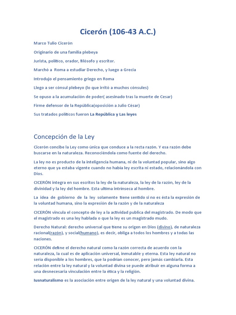 Cicerón | PDF