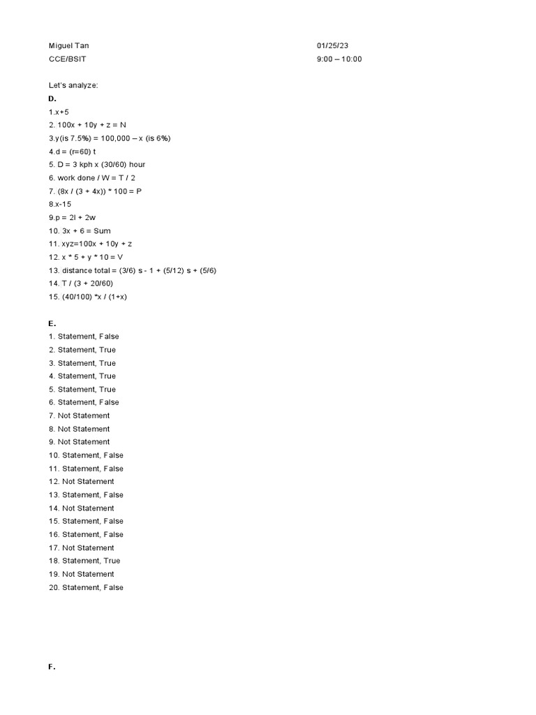 LAb Tan | PDF | Mathematical Analysis | Mathematical Objects LAb Tan | PDF | Mathematical Analysis | Mathematical Objects