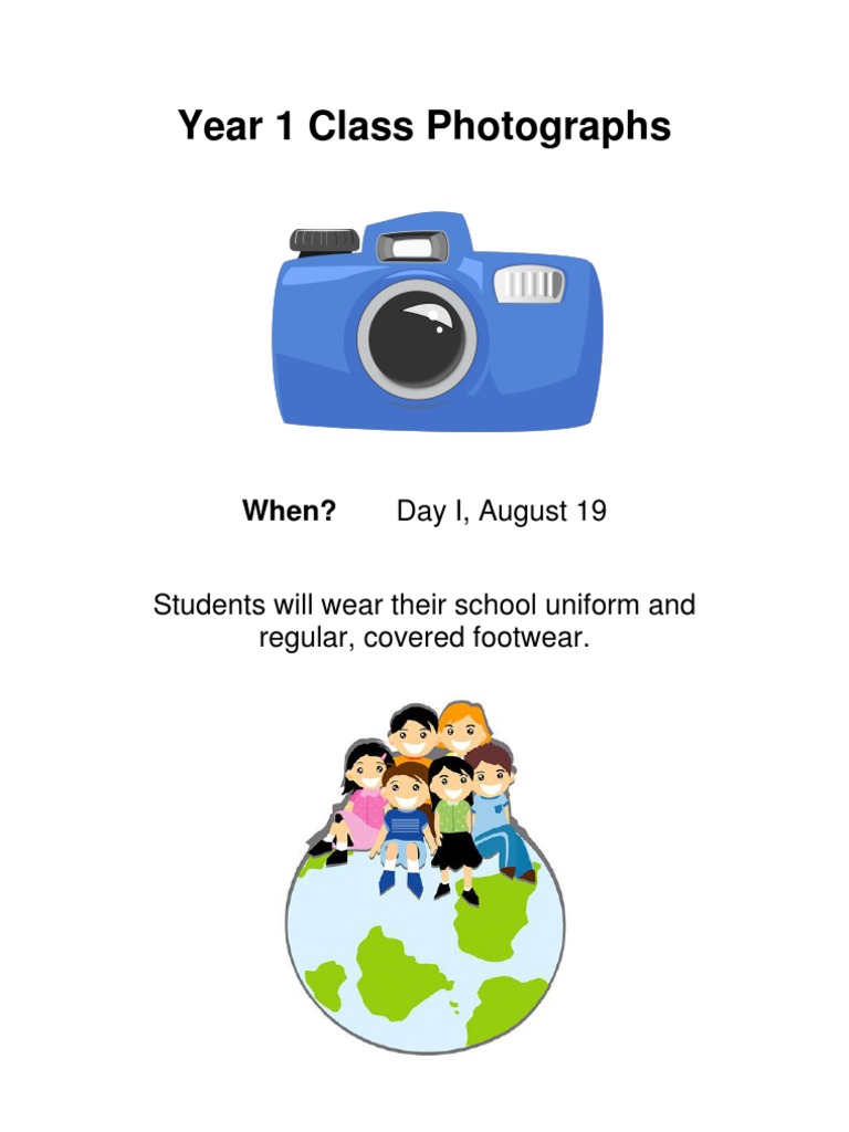 Year 1 Class Photographs | PDF