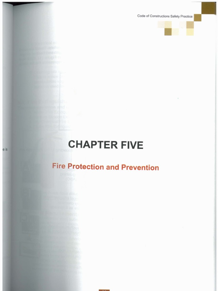 Chapter 5 - Fire Protection and Prevention | PDF