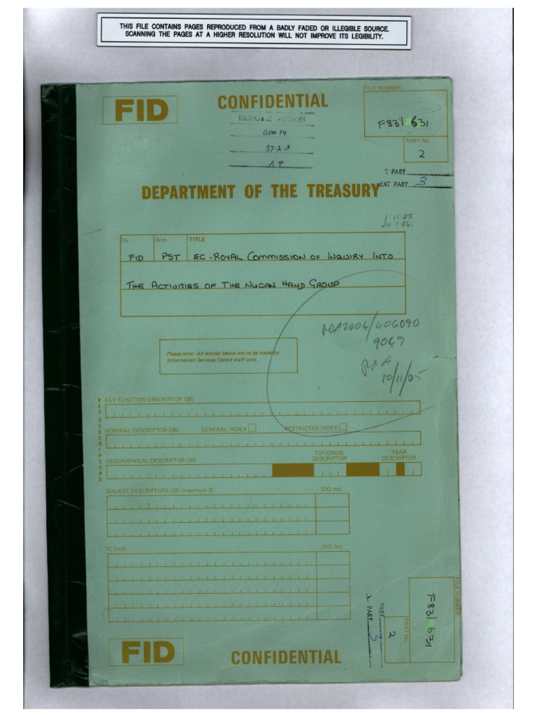 Inquiry Into The Activities of The Nugan Hand Group Part 2 | PDF ...