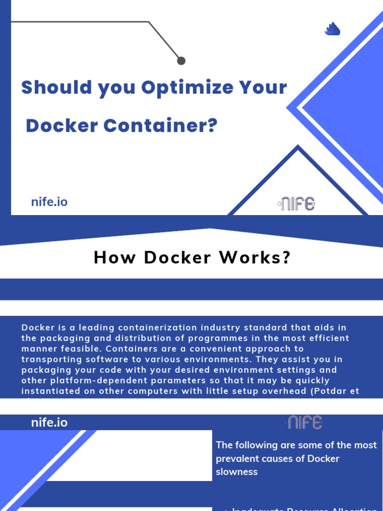 Should You Optimize Your Docker Container Pdf Program Optimization Systems Engineering 9608