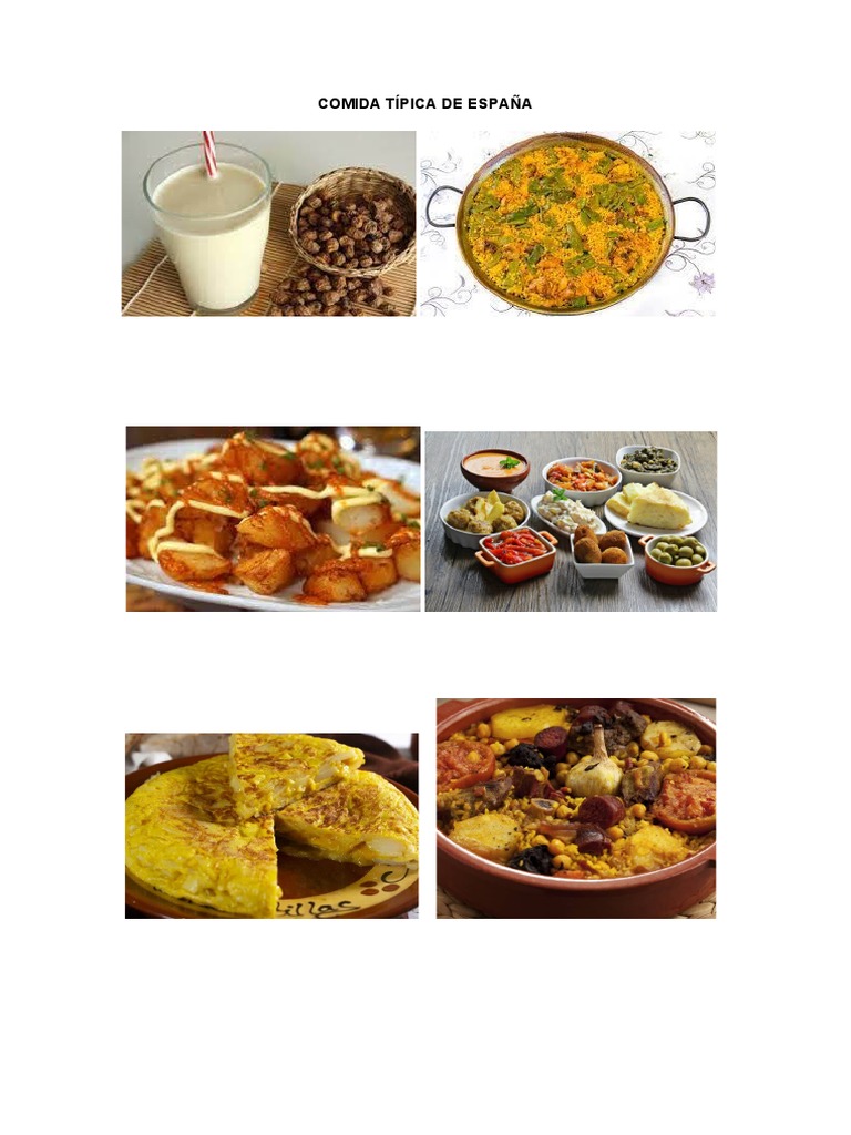 Comida Típica de España | PDF