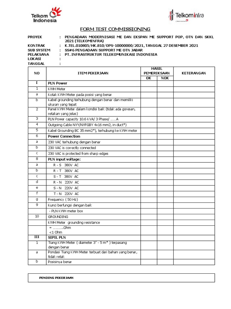3.3) Form Atp (TC) PLN | PDF