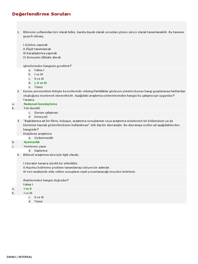 Ornek Sorular 02 | PDF