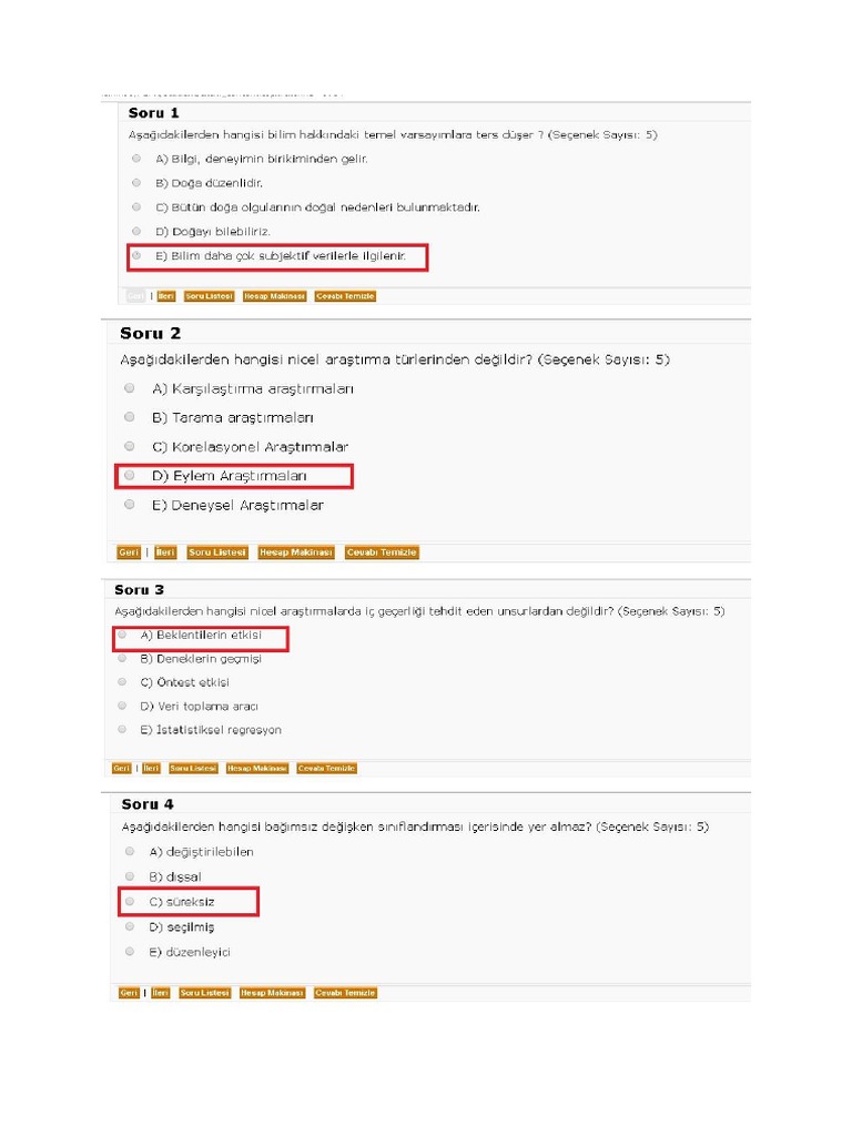 Ornek Sorular 04 | PDF