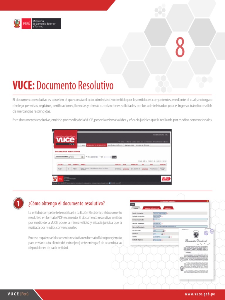 VUCE: Documento Resolutivo | PDF | aduana