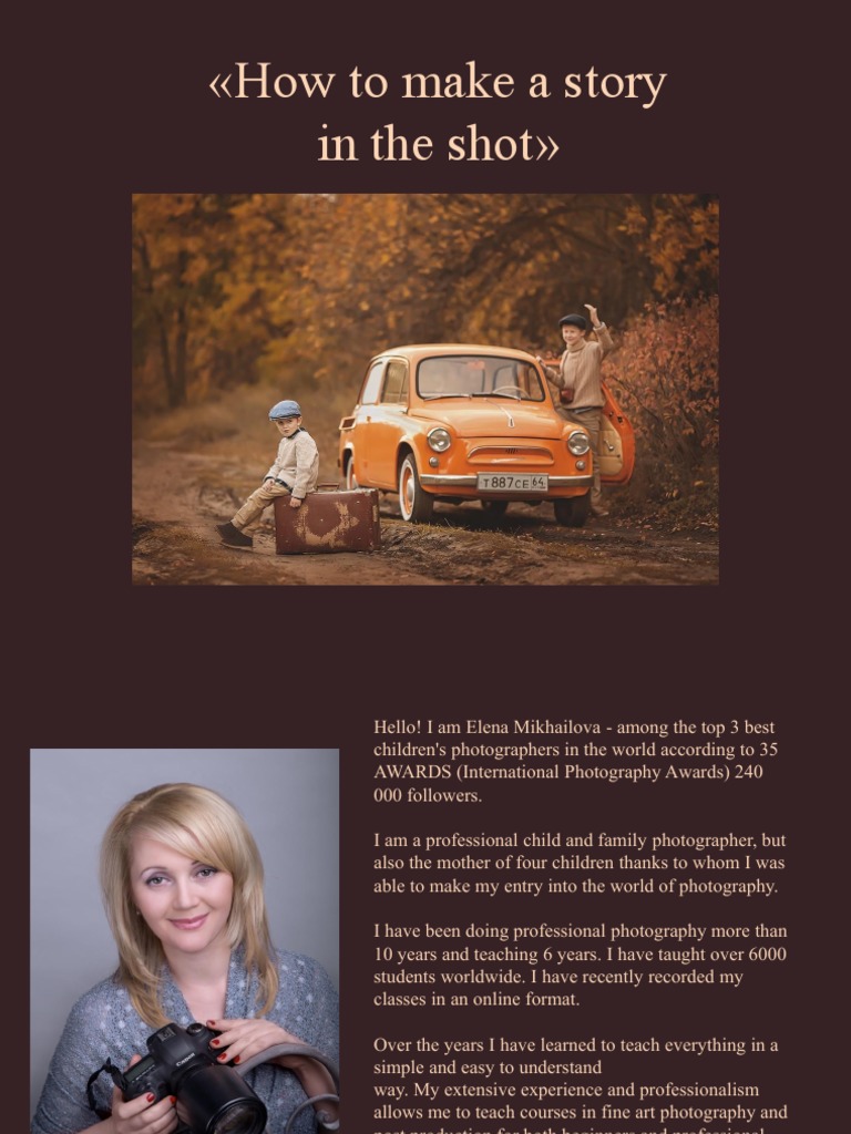 Mastering Storytelling in Photography | PDF | Composition (Visual Arts ...