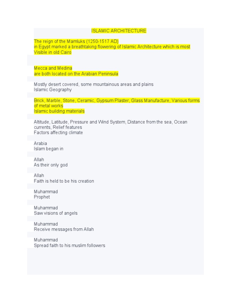 Hoa 3 Flashcards | PDF | Mosque