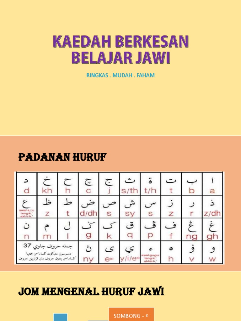Kaedah Mudah Jawi | PDF