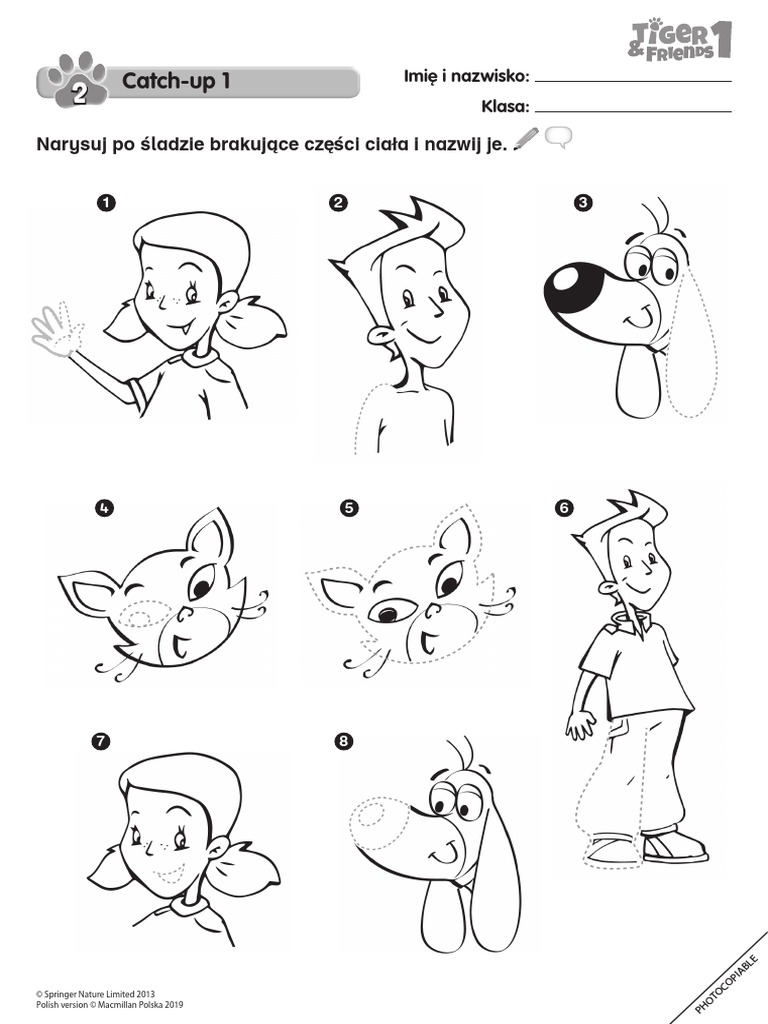 Tiger&Friends 1 - TRF - Unit 2 - Catch-Up 1 | PDF