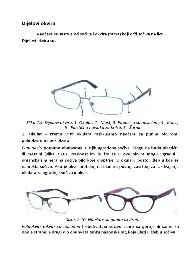 Dijelovi Okvira | PDF