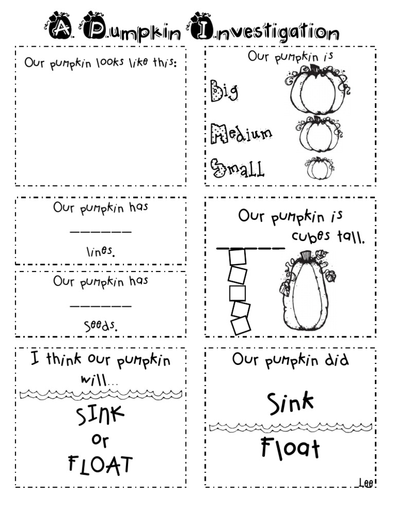 Pumpkin Sink or Float Study | PDF | Self-Improvement