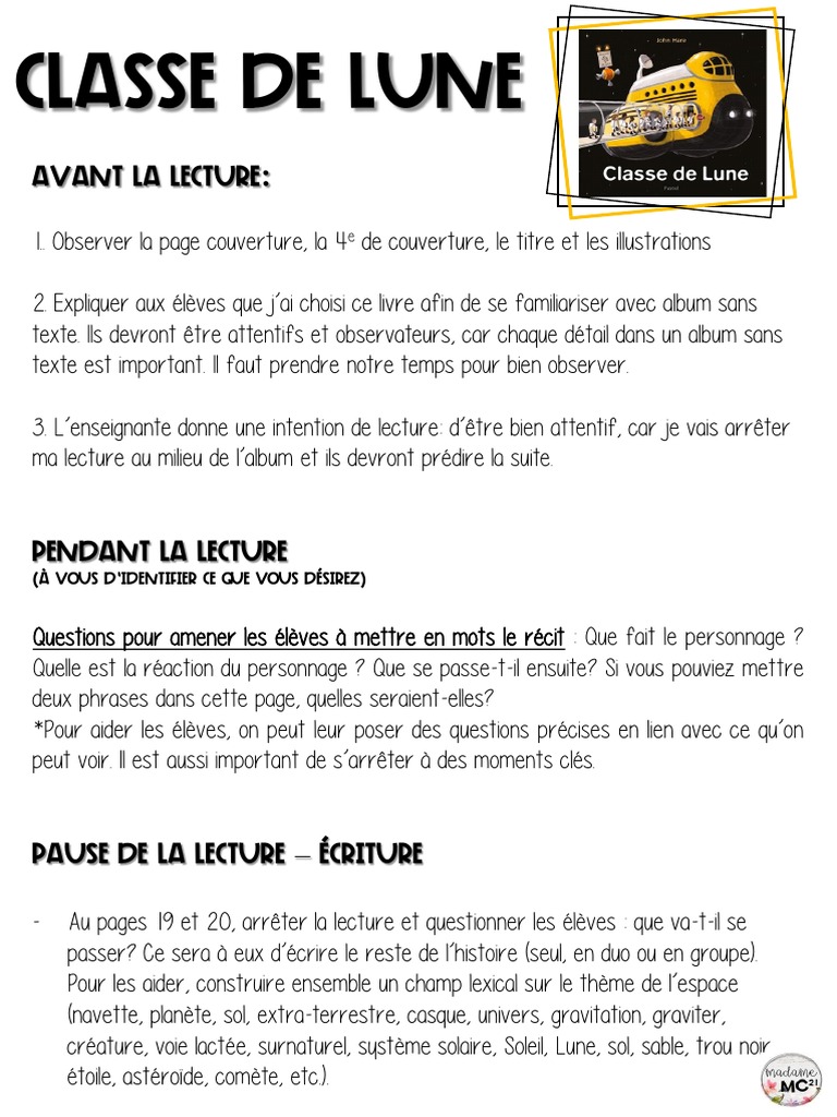 Activités autour de la Classe de Lune | PDF | Soleil | Objets astronomiques