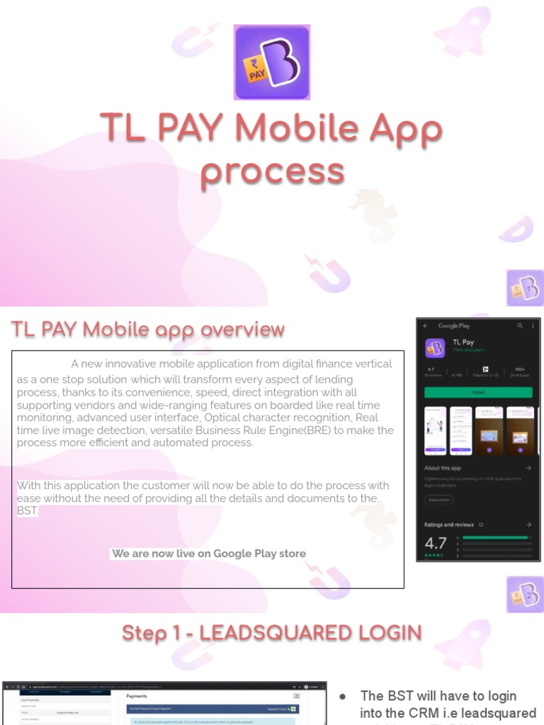 TL PAY Process | PDF | Loans | Online Banking
