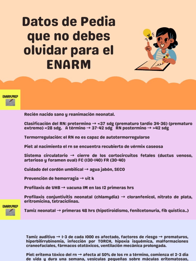 Pedia para El ENARM | PDF | Asma | Neumonía